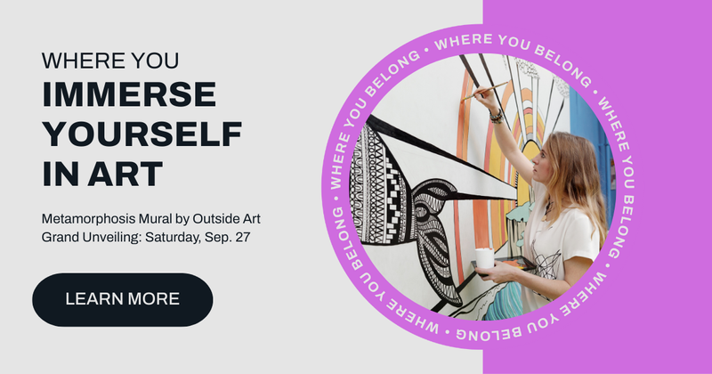 Grand Unveiling: Metamorphosis Mural - Champlain Centre